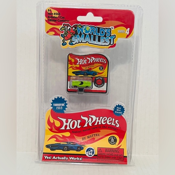Hot Wheels | Toys | World Smallest Hot Wheels Turbofire 969 Mini Die ...